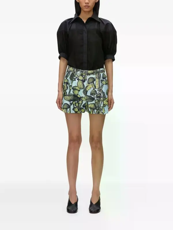 3.1 Phillip Lim Graphic-print Thigh-length Shorts