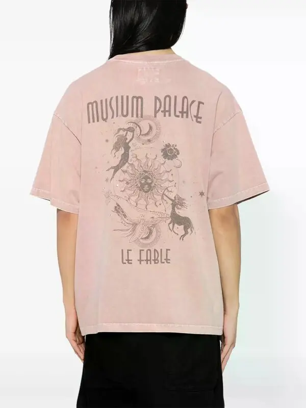 MUSIUM DIV. Logo-print T-shirt - Pink