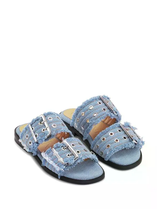 GANNI Denim Sandals