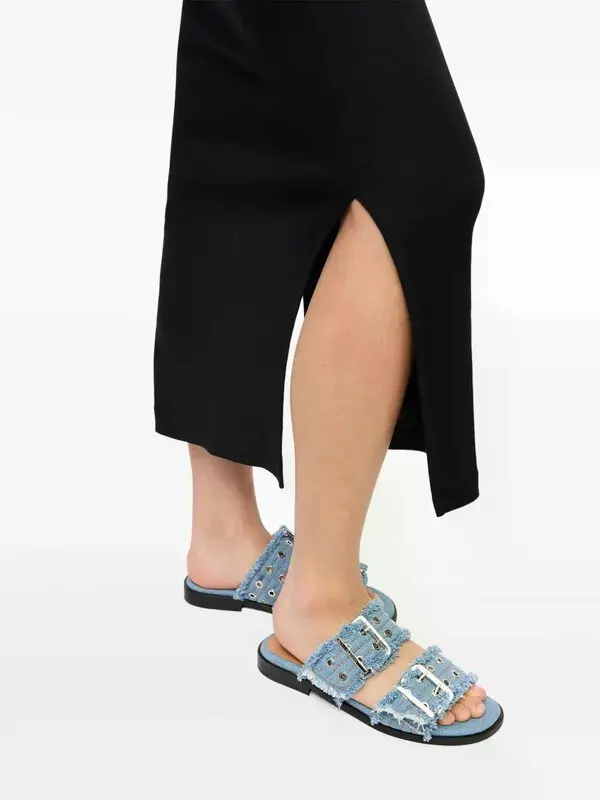 GANNI Denim Sandals