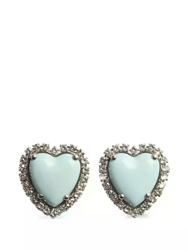 Valentino Garavani Coeur Hyperbole Earrings - Silver