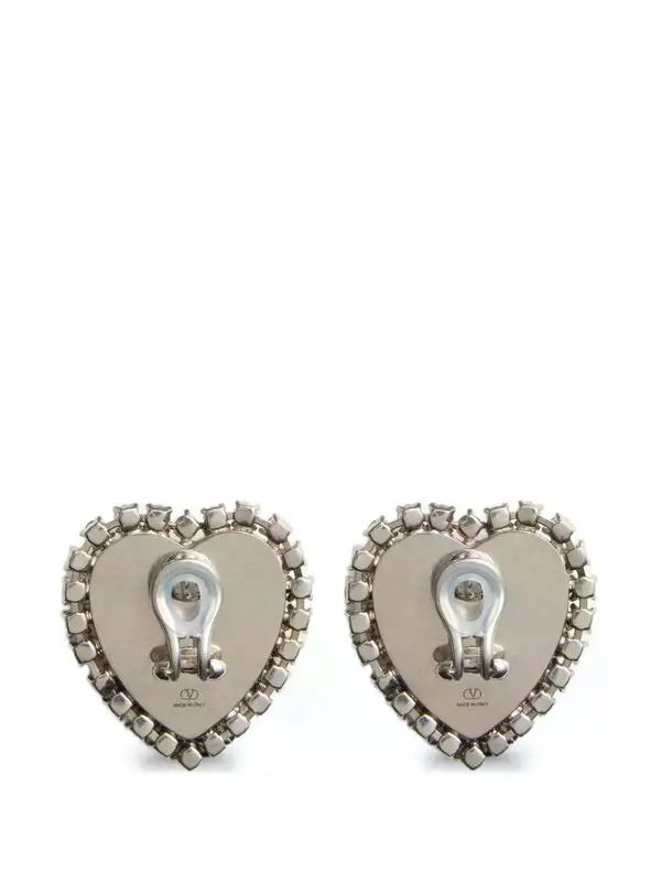 Valentino Garavani Coeur Hyperbole Earrings - Silver