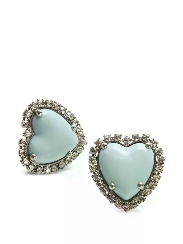 Valentino Garavani Coeur Hyperbole Earrings - Silver