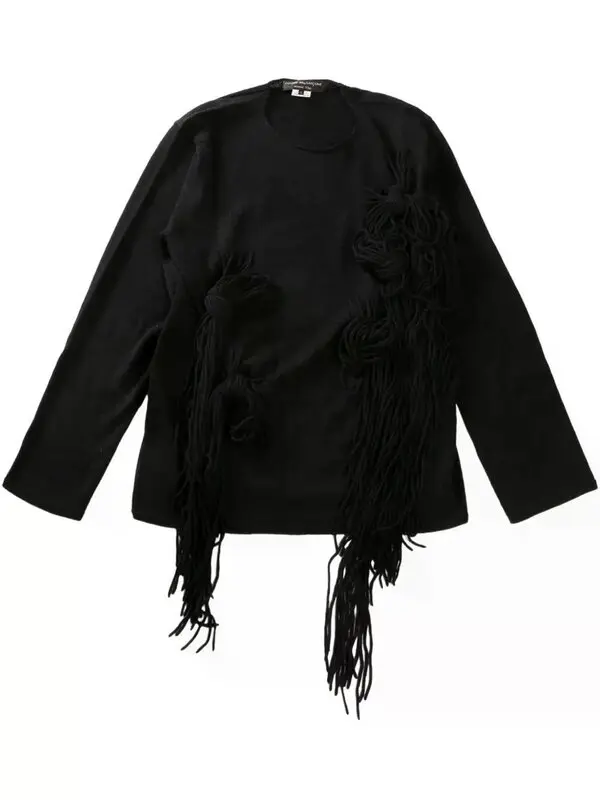 Comme Des Garçons Fringe-detailed Jumper