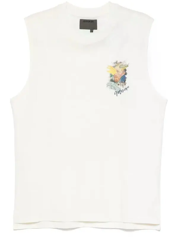 MUSIUM DIV. Graphic-print Vest - Neutrals