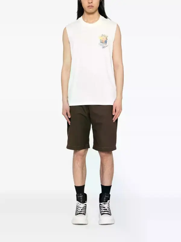 MUSIUM DIV. Graphic-print Vest - Neutrals