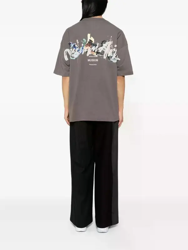 MUSIUM DIV. Logo-embroidered T-shirt
