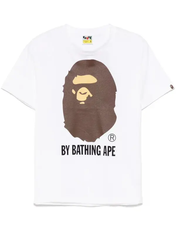 A BATHING APE Logo-print T-shirt - White