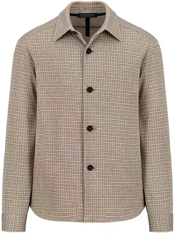 Harris Wharf London Checked Shirt Jacket