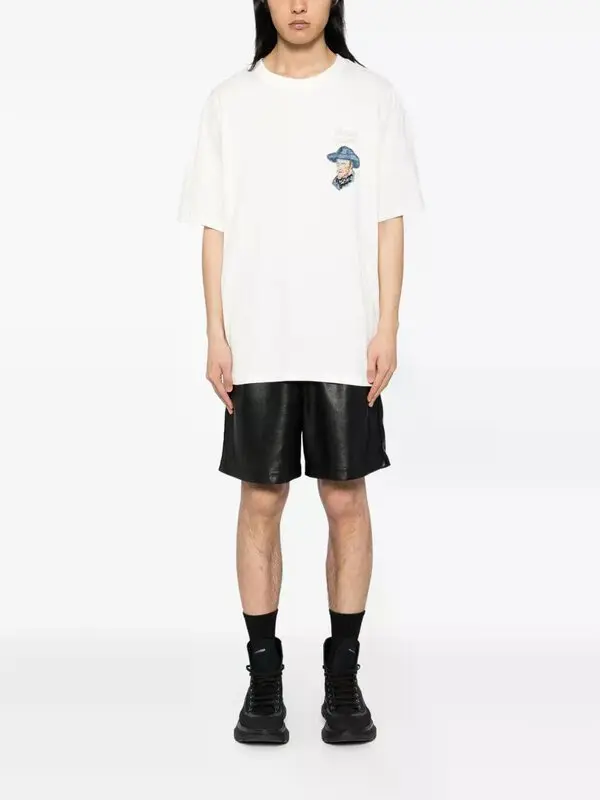 MUSIUM DIV. Logo-embroidered T-shirt