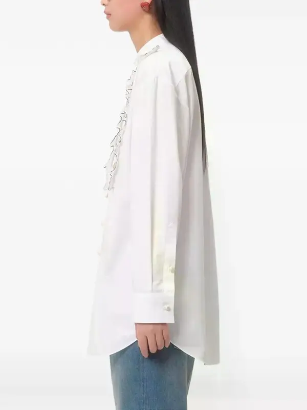 Valentino Garavani Embroidered Cotton Shirt