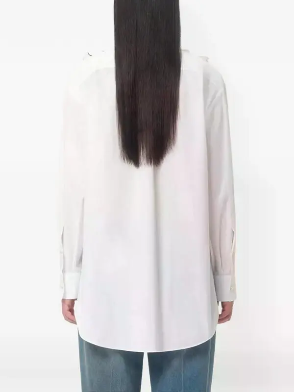 Valentino Garavani Embroidered Cotton Shirt