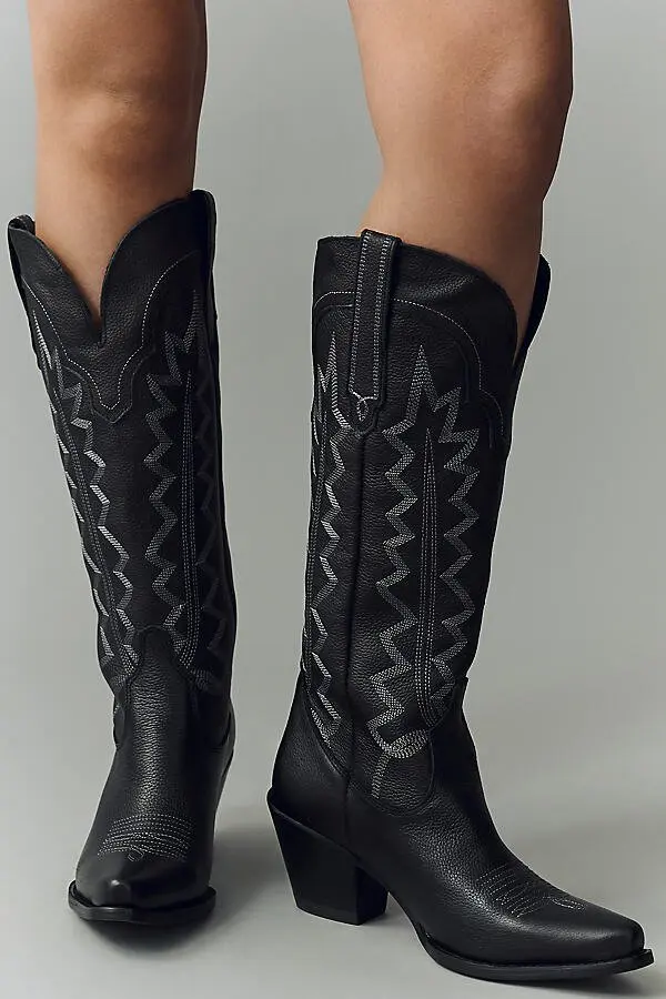DINGO 1969 Thunder Road Western Boots - Black