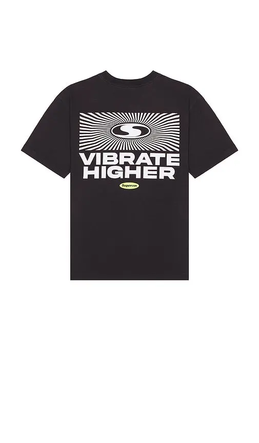 SUPERVSN Vibrate Higher Tee In Black