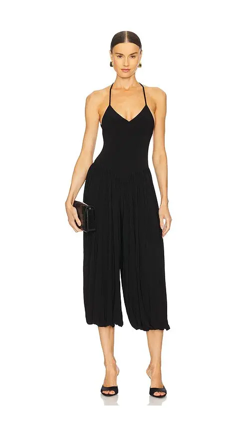 Norma Kamali Kenny Jumpsuit - Black