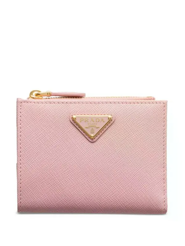 Prada Small Saffiano Leather Wallet - Pink