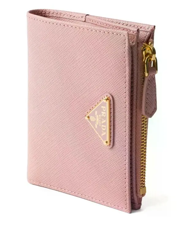 Prada Small Saffiano Leather Wallet - Pink