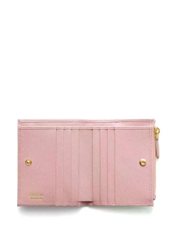 Prada Small Saffiano Leather Wallet - Pink