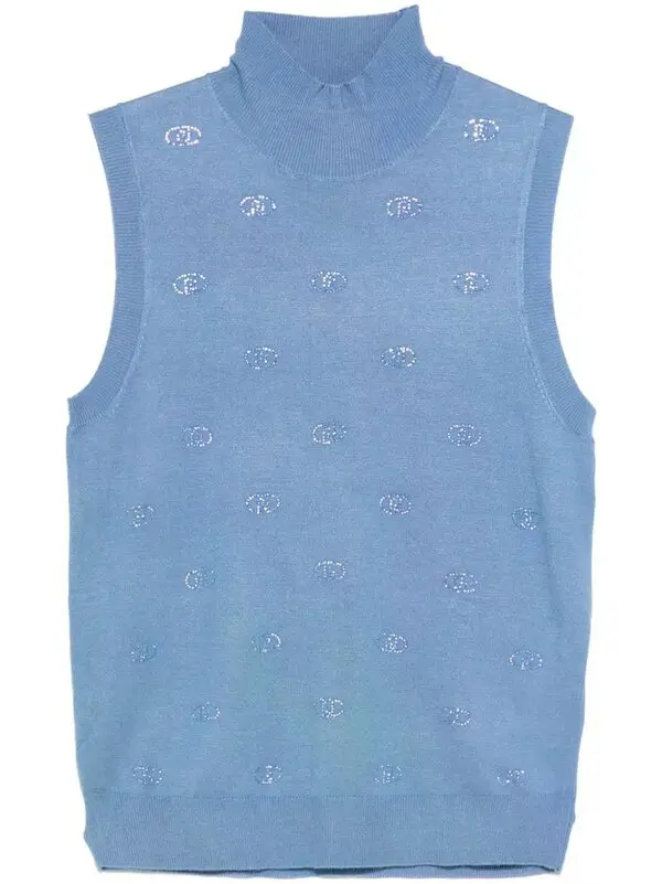 Liu Jo Logo-embellished Vest - Blue