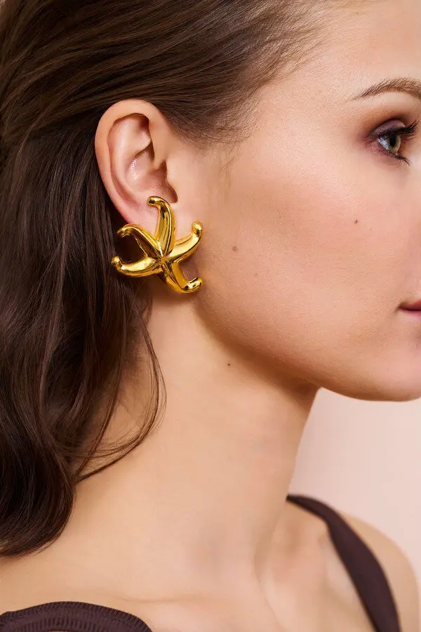 KENNETH JAY LANE Starfish Clip-on Earrings