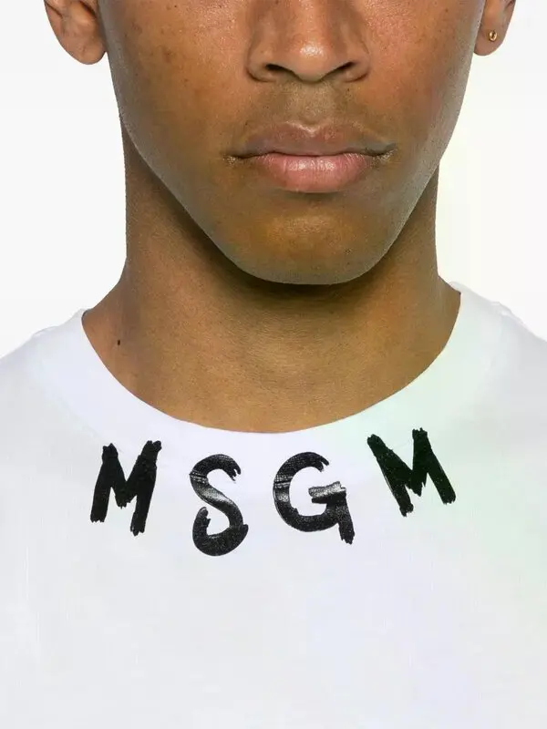 MSGM Logo-print T-shirt