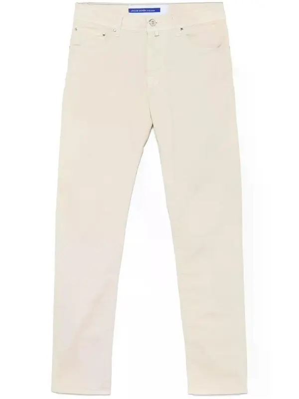 JACOB COHЁN Bard Trousers - Neutrals