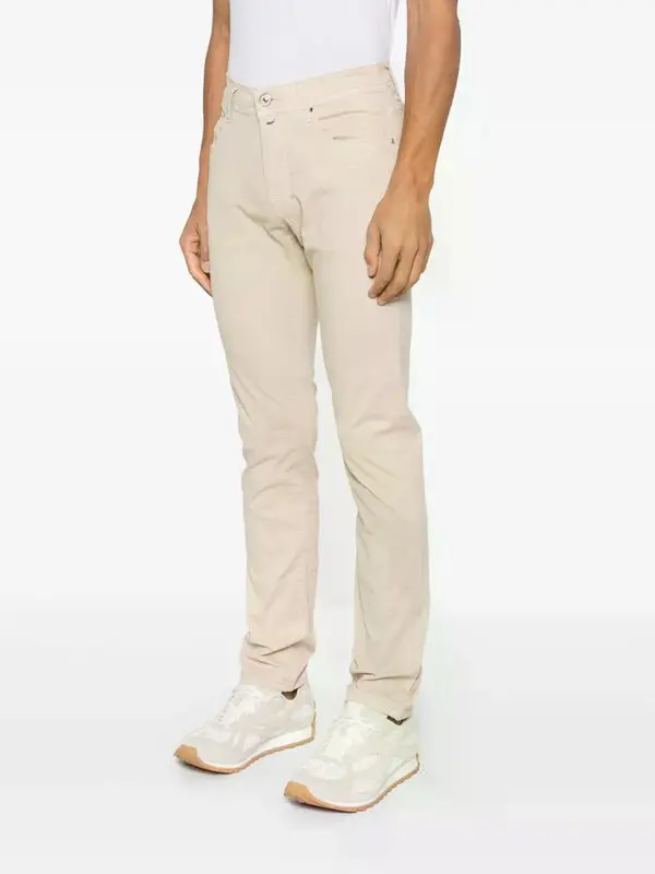 JACOB COHЁN Bard Trousers - Neutrals