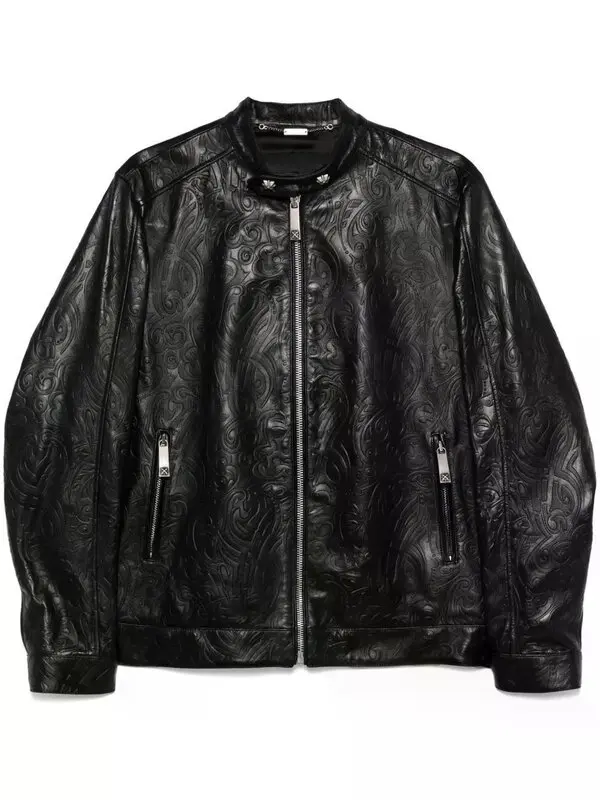 John Richmond Leather Biker Jacket