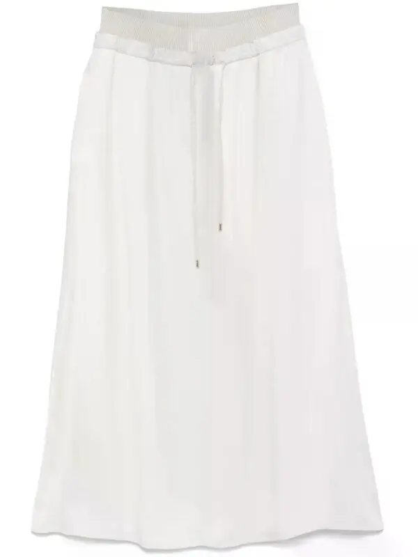 Lorena Antoniazzi Drawstring Midi Skirt