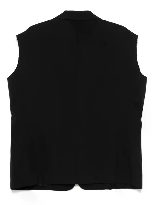 BLACK COMME DES GARÇONS Sleeveless Blazer