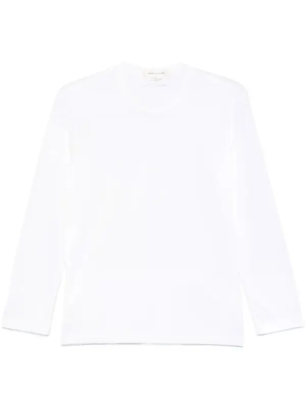 Comme Des Garçons Logo-print T-shirt - White