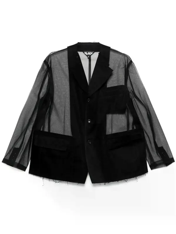 BLACK COMME DES GARÇONS Tulle Blazer