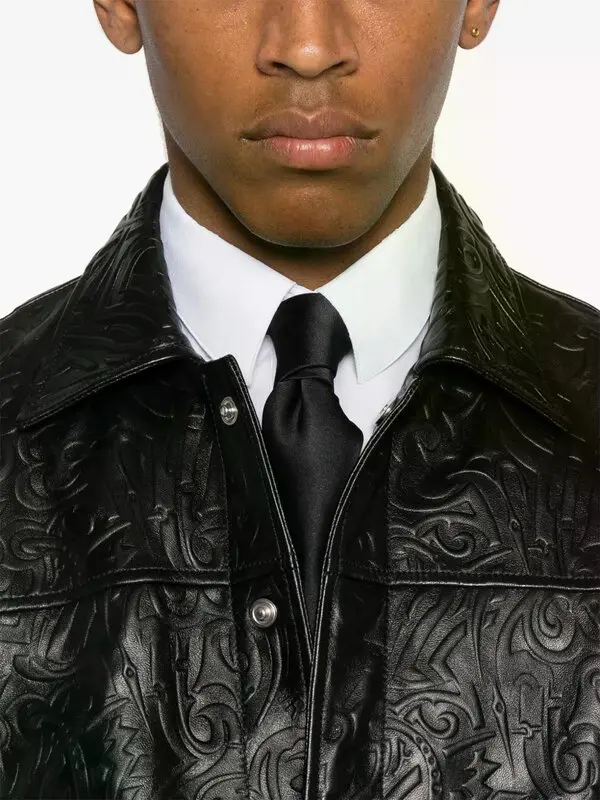 John Richmond Leather Shirt