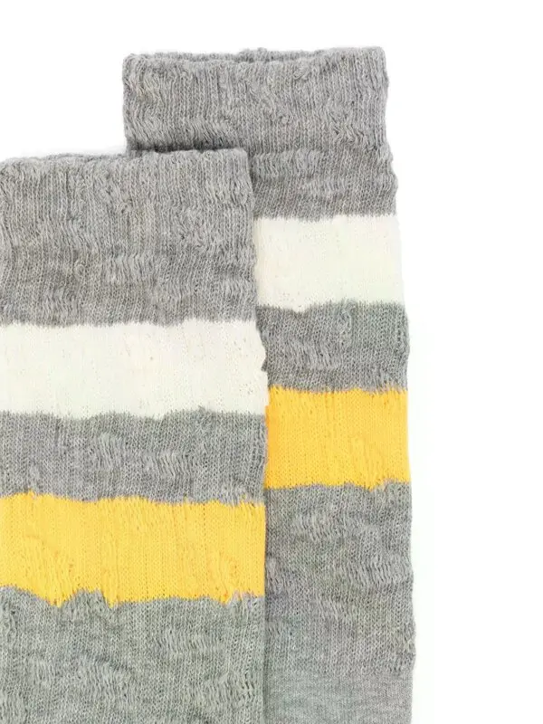 GOLDEN GOOSE Ribbed Socks - Grey