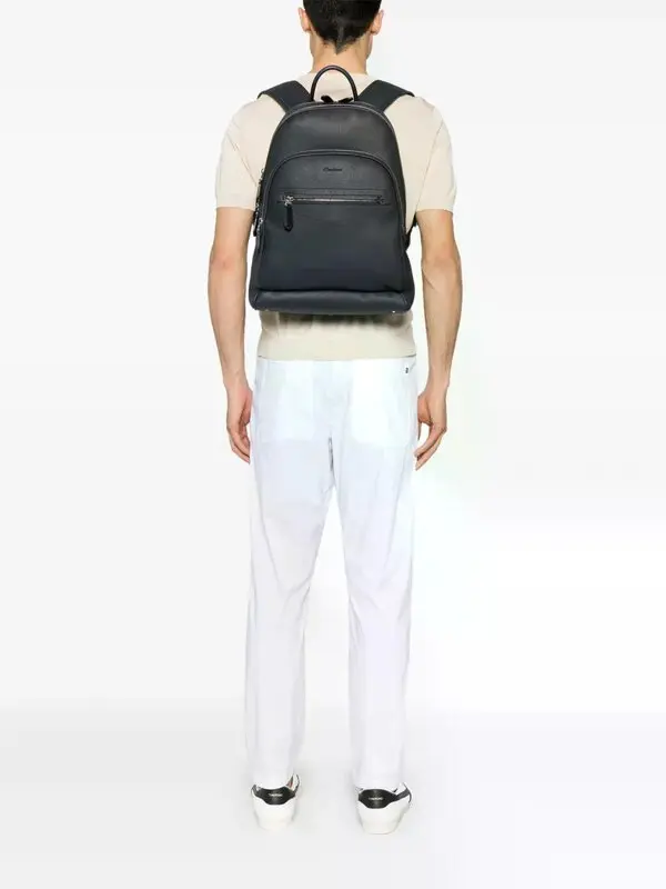 Santoni Leather Backpack