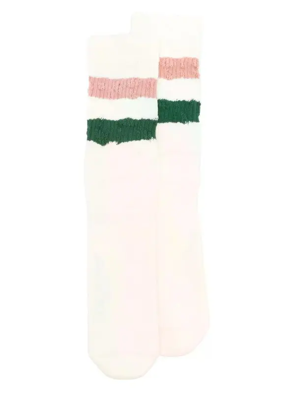 Golden Goose Ribbed Socks - Neutrals