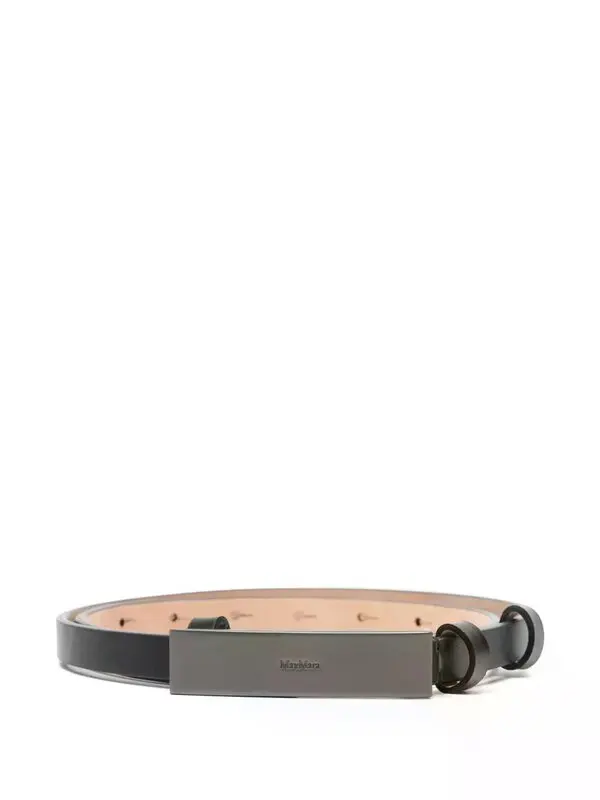 Max Mara Leather Belt - Black