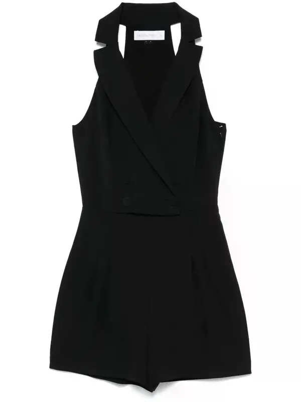 Patrizia Pepe Tailored Playsuit - Black