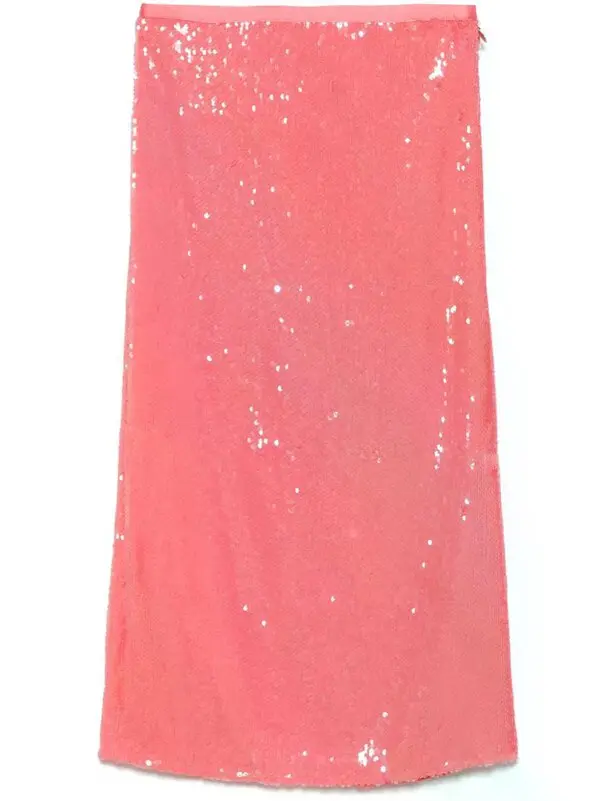 Patrizia Pepe Sequined Midi Skirt
