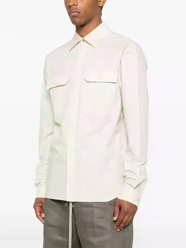 Rick Owens Work Shirt - Neutrals