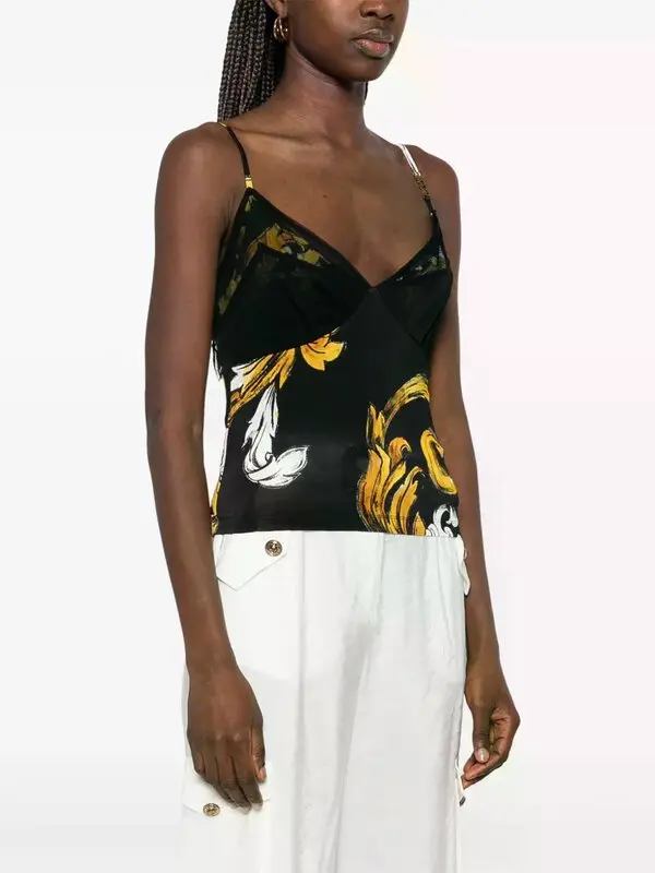 Versace Barocco Mesh Top