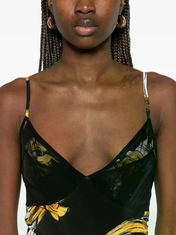Versace Barocco Mesh Top