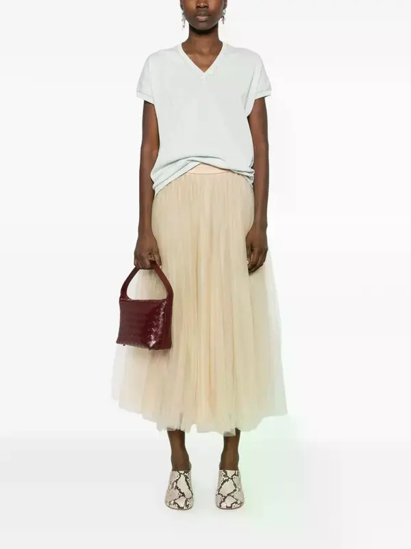 Fabiana Filippi Tulle Midi Skirt