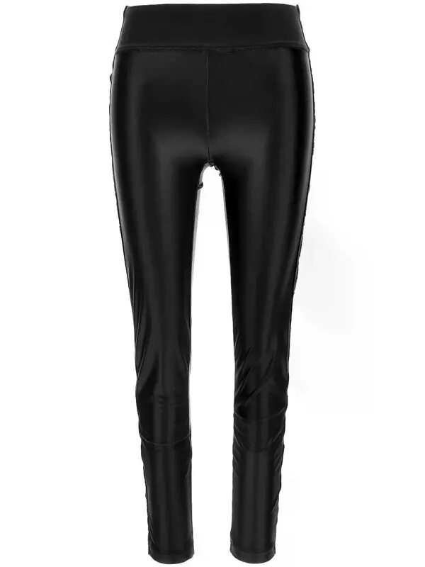 Versace Faux-leather Leggings
