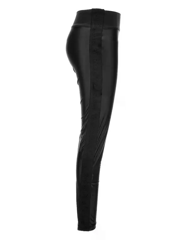 Versace Faux-leather Leggings