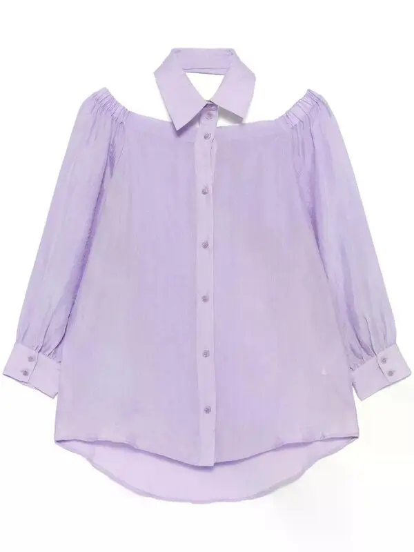 Patrizia Pepe Cut-out Shirt