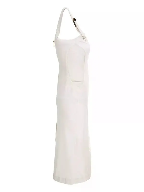 Versace Buckle-detail Dress