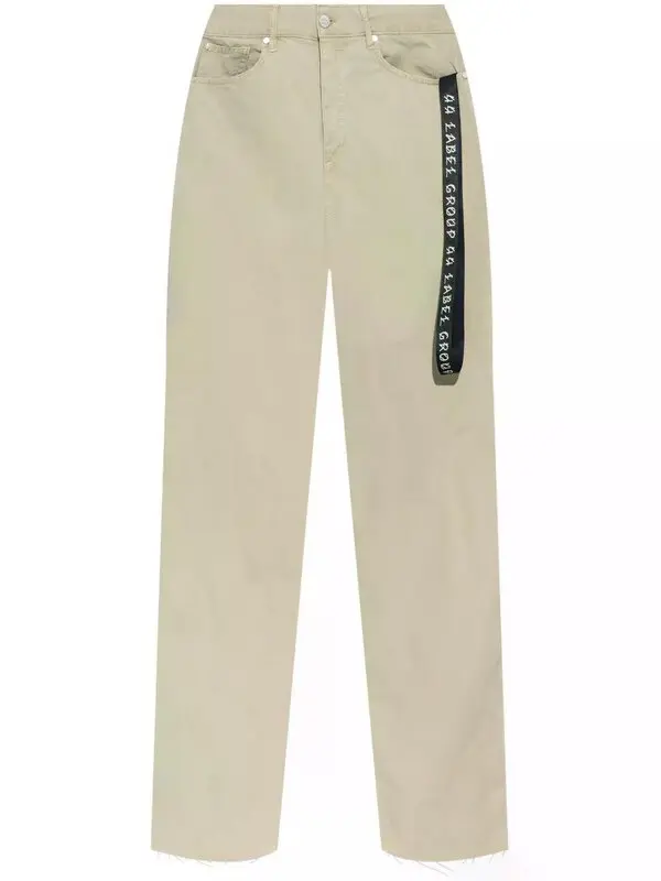 44 LABEL GROUP Strap-detailing Trousers