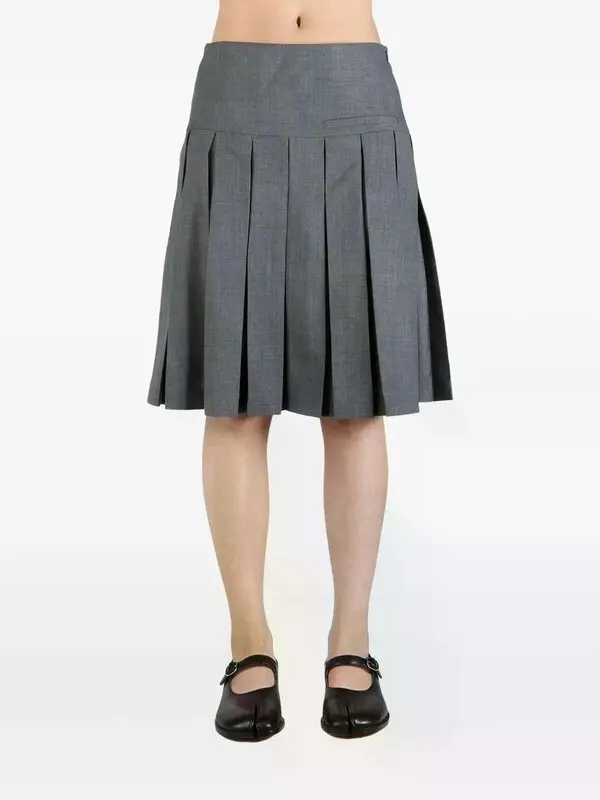 SHUSHU/TONG Wool-blend Knee-length Skirt