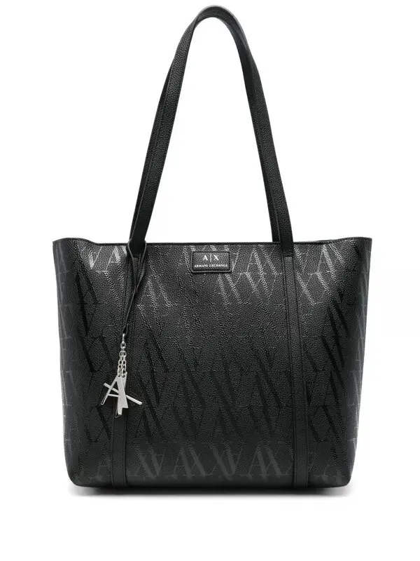Armani Exchange Logo-pattern Tote